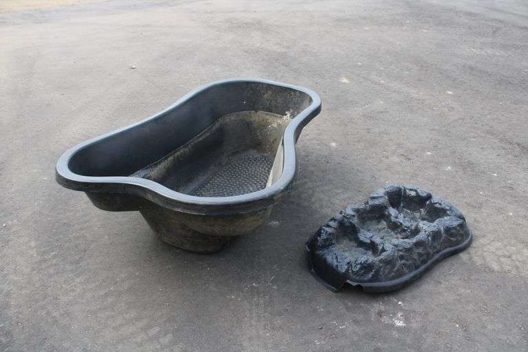 Plastic pond liner & waterfall mold - Lee Real Estate & Auction Service