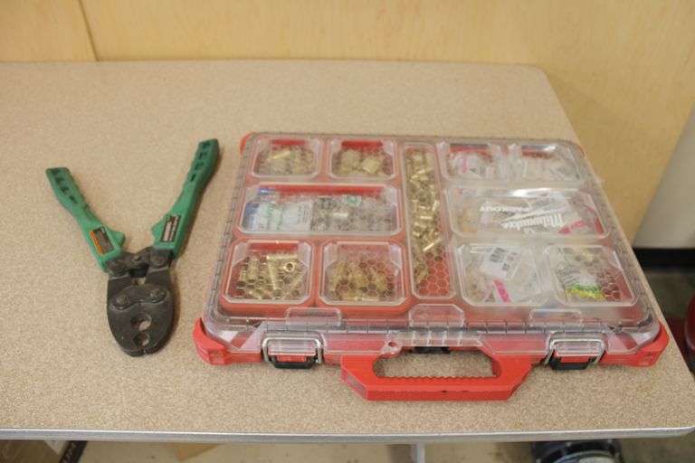 Milwaukee Packout organizer w/Pex fittings & crimper - Lee Real Estate ...