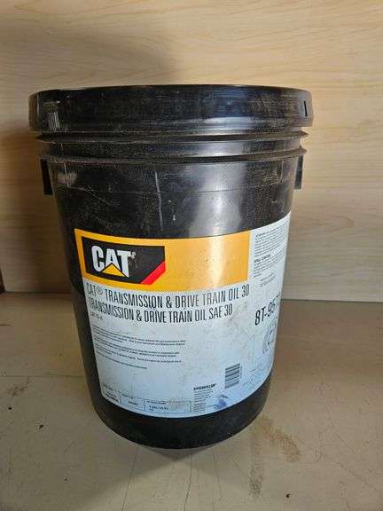 5-gal. of CAT Transmission Oil (un-opened - Lee Real Estate & Auction ...