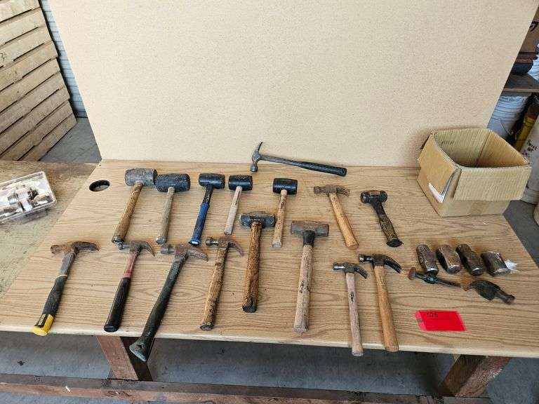 Variety of Hammers & Mallets - Lee Real Estate & Auction Service
