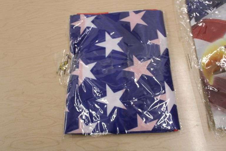 2 new American style flags - Lee Real Estate & Auction Service