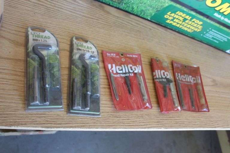 Several new Heli coils - Lee Real Estate & Auction Service