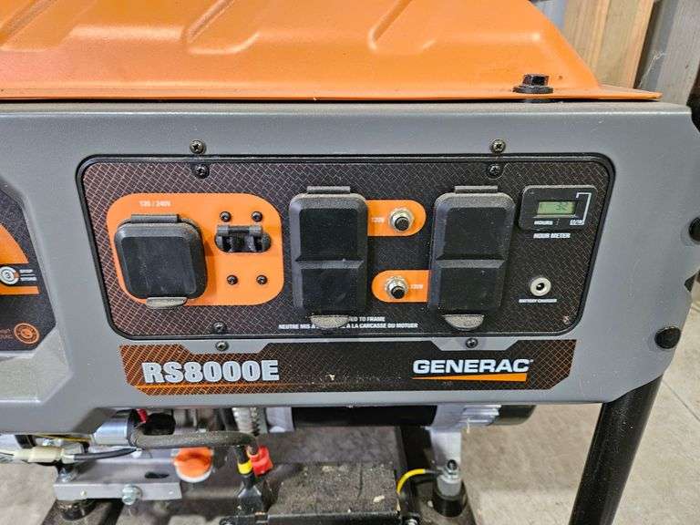 Generac RS8000E Generator - Lee Real Estate & Auction Service