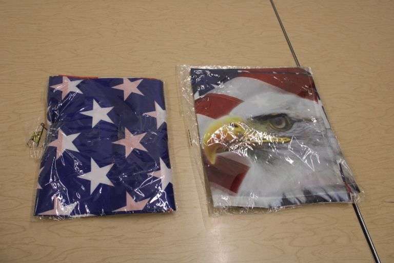 2 new American style flags - Lee Real Estate & Auction Service