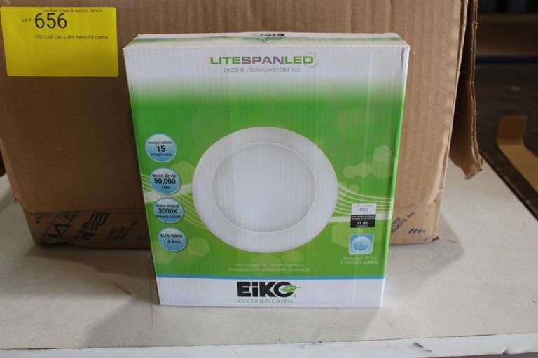 (13) LED Can Light Retro Fit Lights - Lee Real Estate & Auction Service