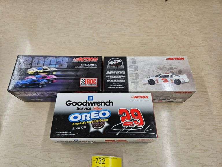 (3) Nascar Diecast Race Cars - Lee Real Estate & Auction Service