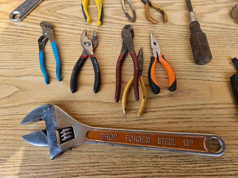 Hand Tools- Pipe Wrenches & Other - Lee Real Estate & Auction Service