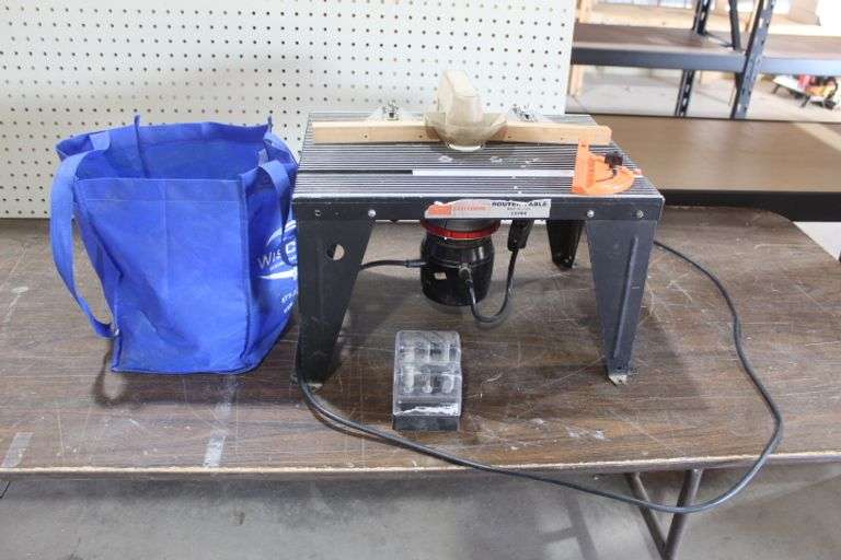 Craftsman 1 hp. router w/table & bits - Lee Real Estate & Auction Service