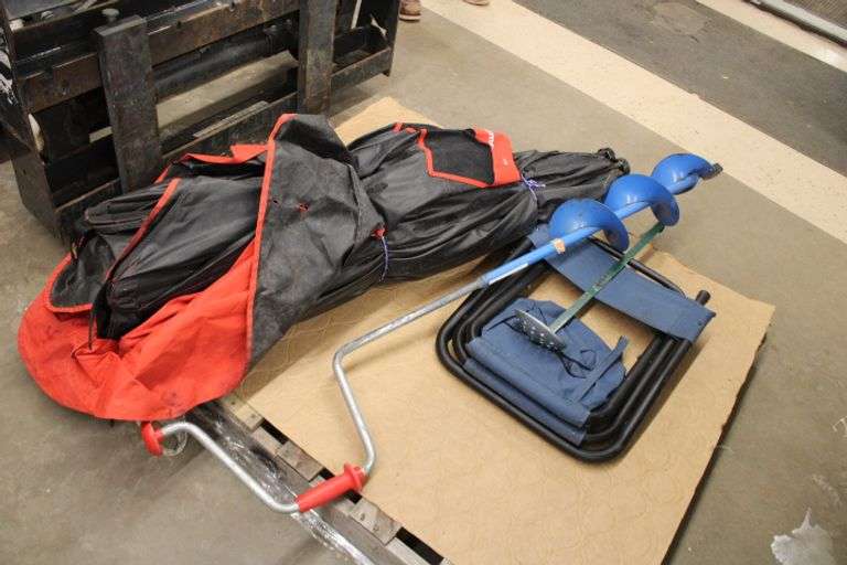 Eskimo portable pop up ice shack & related - Lee Real Estate & Auction ...