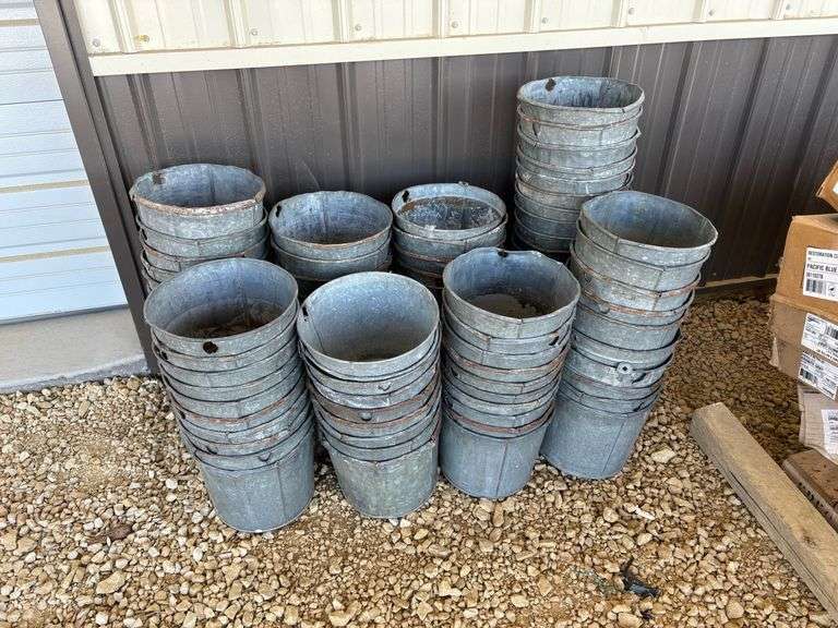 (88+/-) Steel Pails - Lee Real Estate & Auction Service