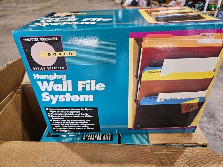 (6) Boxes of new Wall Files - Lee Real Estate & Auction Service