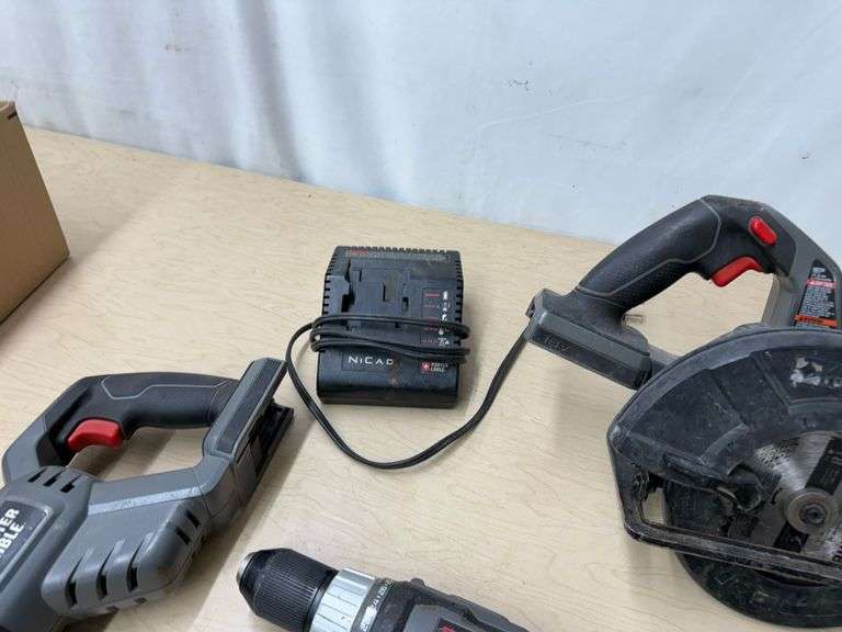 Cordless Porter Cable Tools - Lee Real Estate & Auction Service