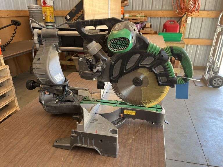 Hitachi 12" elec. sliding compound miter saw - Lee Real Estate ...