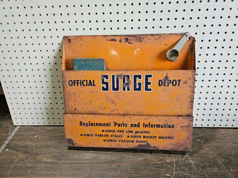 Antique Surge Wall Organizer - Lee Real Estate & Auction Service