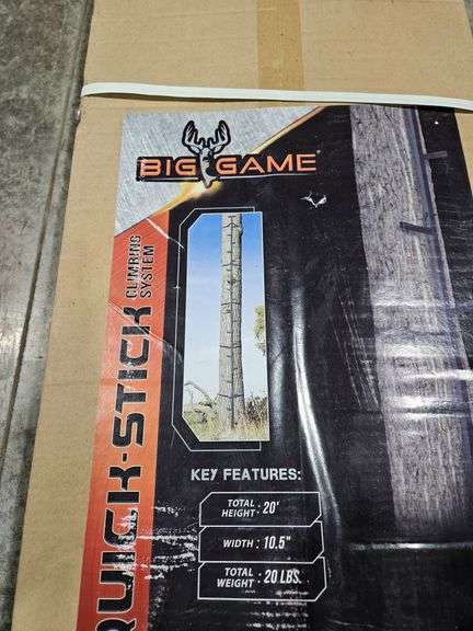 20-ft. of Climbing Sticks (new) - Lee Real Estate & Auction Service