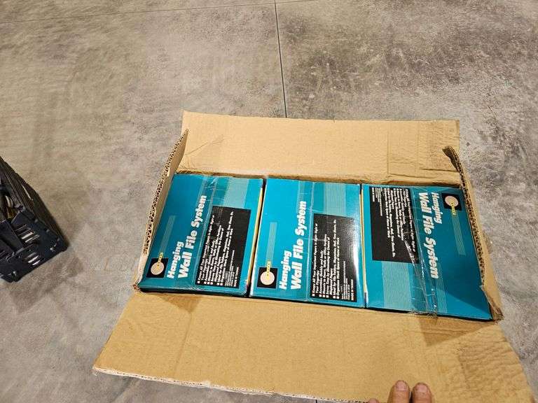 (6) Boxes of new Wall Files - Lee Real Estate & Auction Service