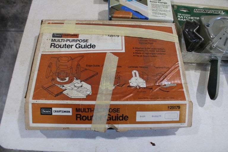 Router accessories & other misc. - Lee Real Estate & Auction Service