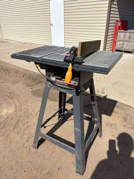 Craftsman 8" Table Saw w/ Stand - Lee Real Estate & Auction Service
