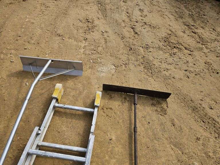16-ft. Extension Ladder & Roof Rakes - Lee Real Estate & Auction Service