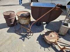 Old Farm Items- Lawn Ornaments - Lee Real Estate & Auction Service