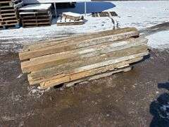 Pallet of Wooden Posts - Lee Real Estate & Auction Service