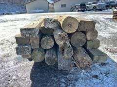 Pallet of Wooden Posts - Lee Real Estate & Auction Service