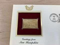 (3) Commemorative Gold Stamps, 22 kt gold plated - Lee Real Estate ...