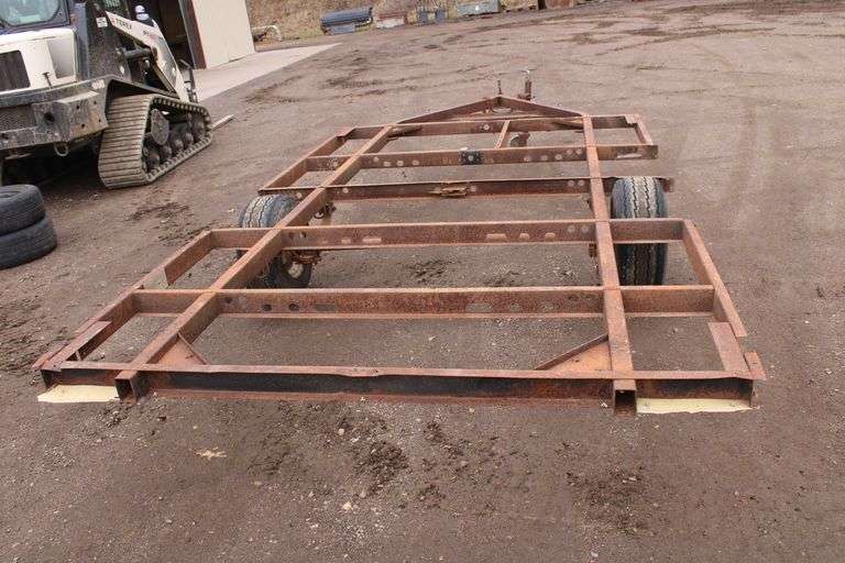 Single axle camper trailer frame - Lee Real Estate & Auction Service