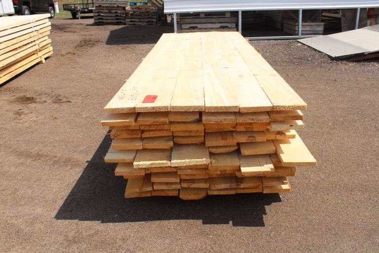 (66) 1 x 6 x 8-ft. Rough Sawn Pine Lumber - Lee Real Estate & Auction ...