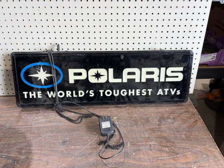 Polaris Light up Sign - Lee Real Estate & Auction Service