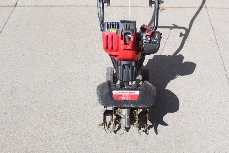 Troy Bilt gas mini tiller - Lee Real Estate & Auction Service