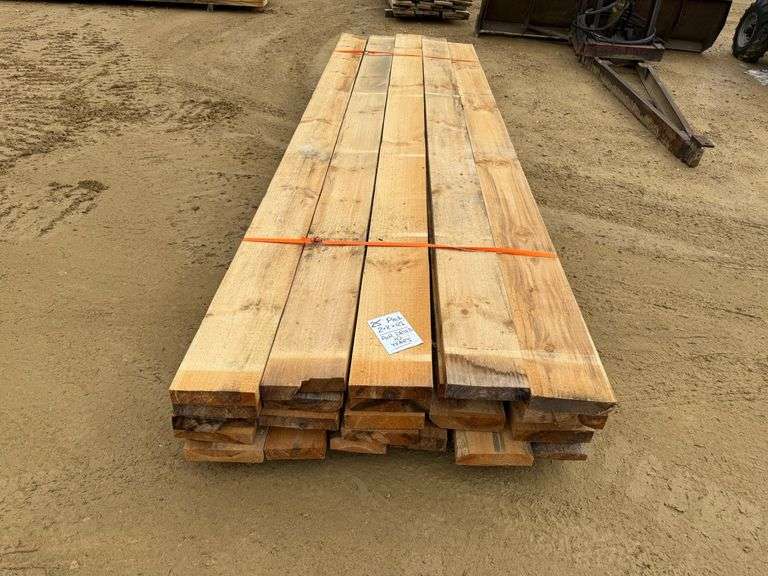 (25) Pine 2 x 8 x 12 1/2 Boards - Lee Real Estate & Auction Service