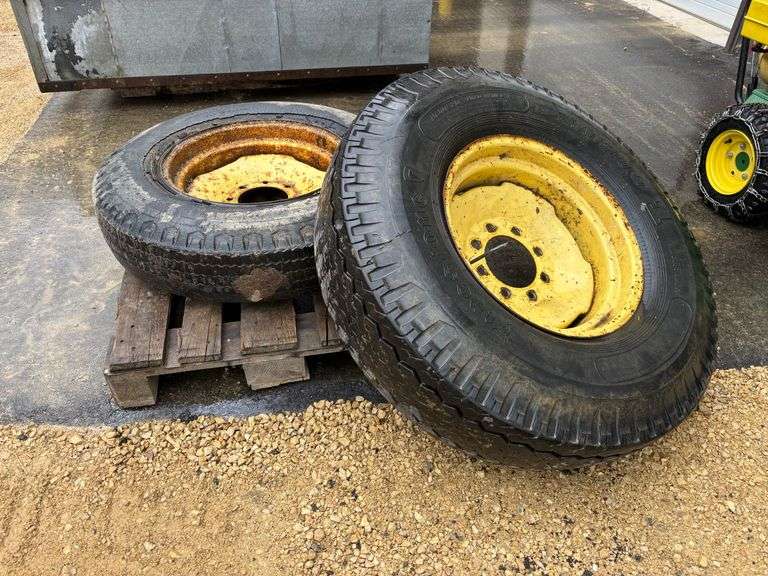 (2) Implement Tires w/ Rims - Lee Real Estate & Auction Service