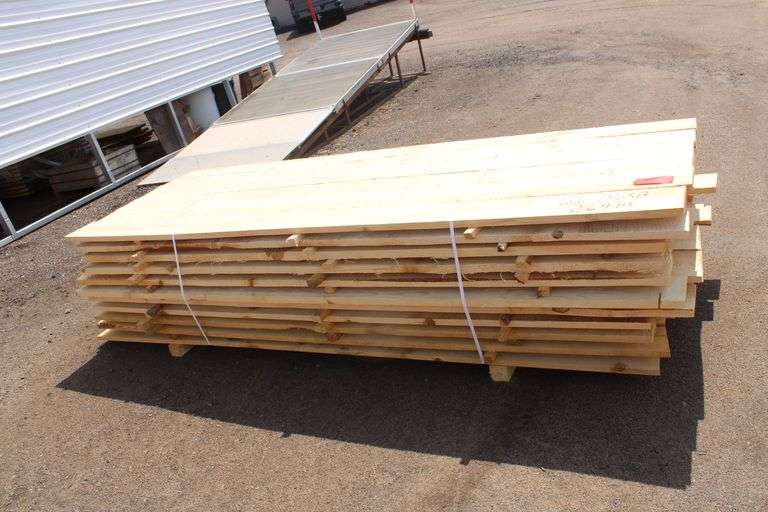 (66) 1 x 6 x 8-ft. Rough Sawn Pine Lumber - Lee Real Estate & Auction ...
