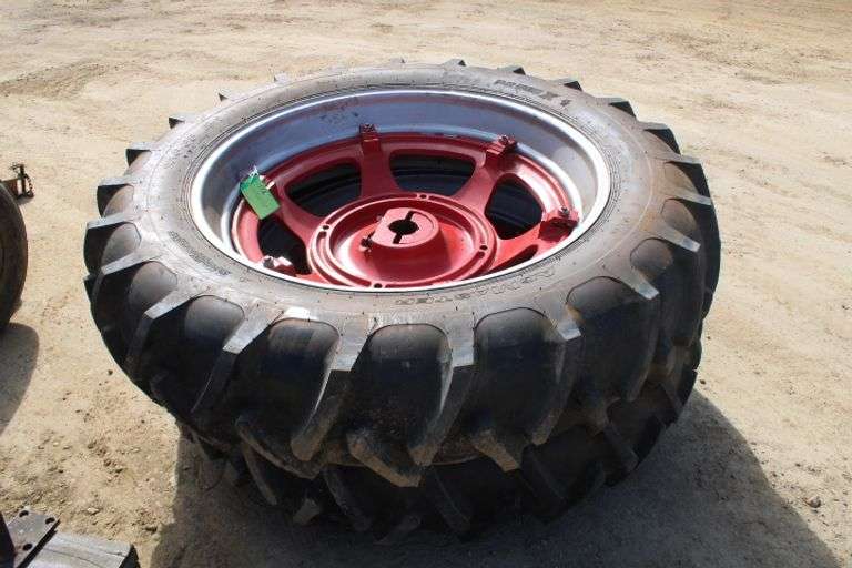 13.6 x 38 Rear Tractor Tires w/ Rims - Lee Real Estate & Auction Service