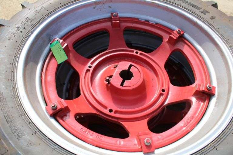 13.6 x 38 Rear Tractor Tires w/ Rims - Lee Real Estate & Auction Service