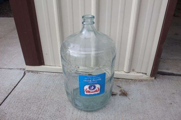 5-gal. Glass Jug - Lee Real Estate & Auction Service