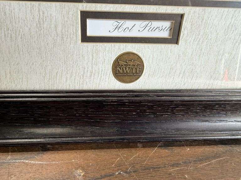 NWTF "Hot Pursuit" Print - Lee Real Estate & Auction Service