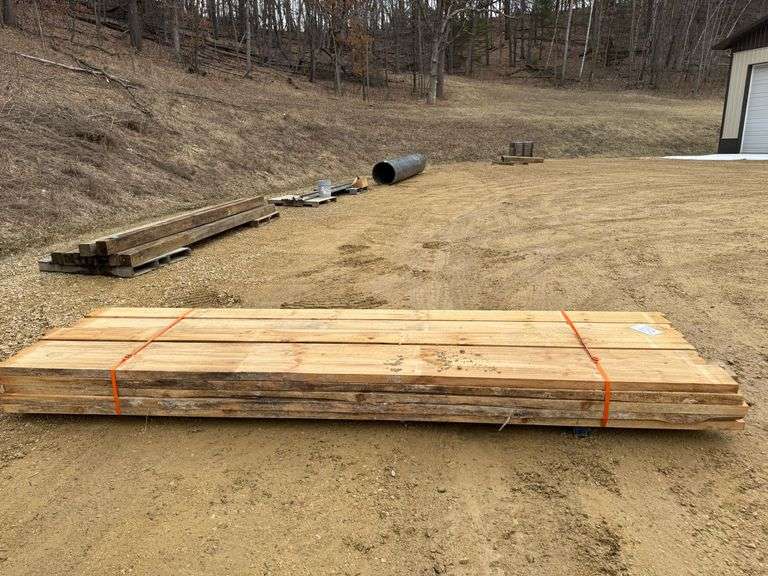 (25) Pine 2 x 8 x 12 1/2 Boards - Lee Real Estate & Auction Service