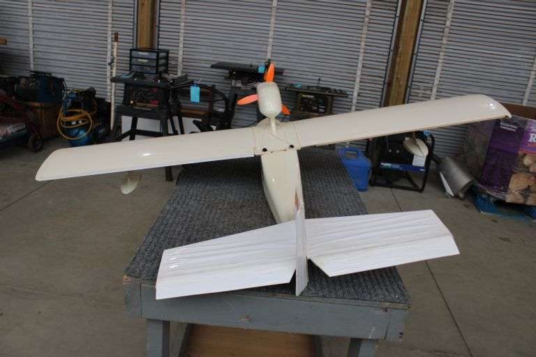 Plastic model float plane, 62" wing span - Lee Real Estate & Auction ...