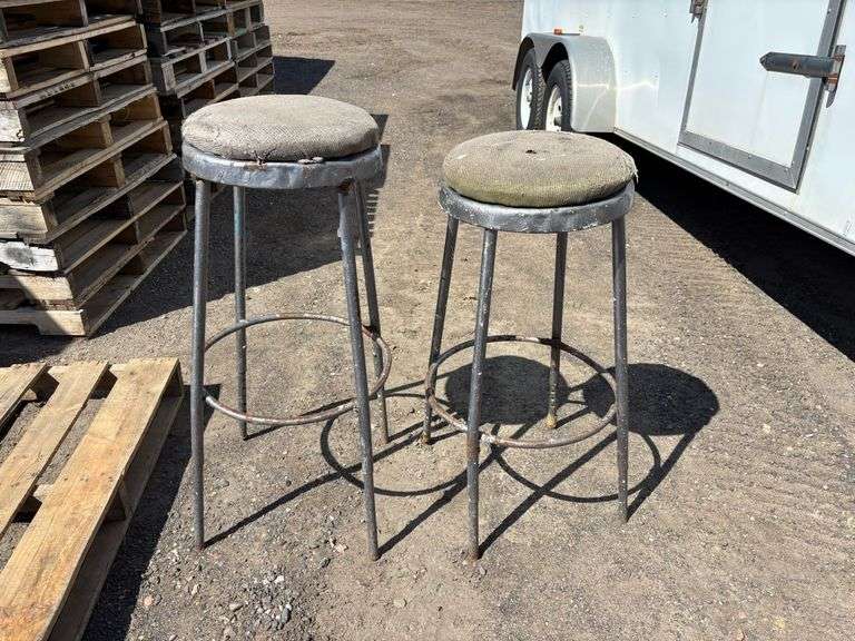 (2) Shop Stools - Lee Real Estate & Auction Service