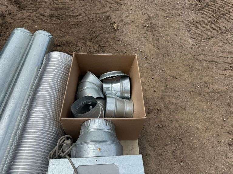 Squirrel Cage Fan & Misc Duct Work - Lee Real Estate & Auction Service