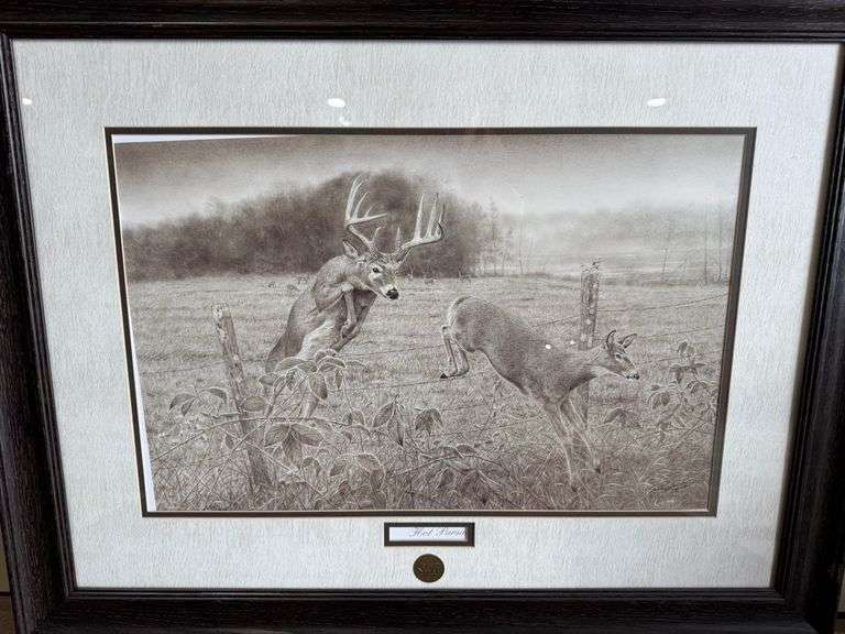 NWTF "Hot Pursuit" Print - Lee Real Estate & Auction Service