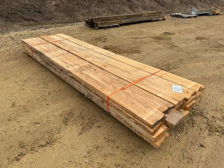 (25) Pine 2 x 8 x 12 1/2 Boards - Lee Real Estate & Auction Service