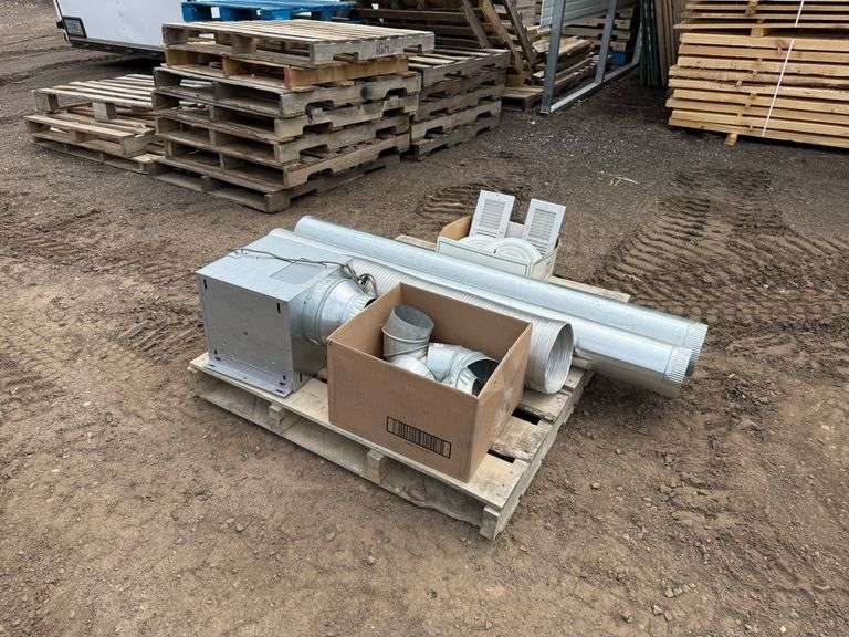 Squirrel Cage Fan & Misc Duct Work - Lee Real Estate & Auction Service