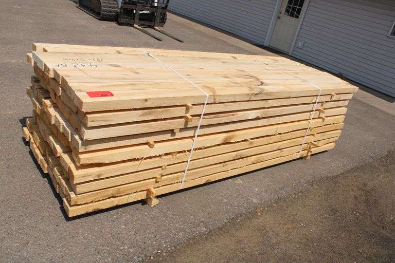 (81) 2 x 4 x 8-ft Rough Sawn Pine Lumber - Lee Real Estate & Auction ...