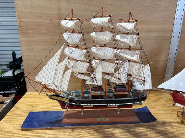 (2) Model Ships - Lee Real Estate & Auction Service