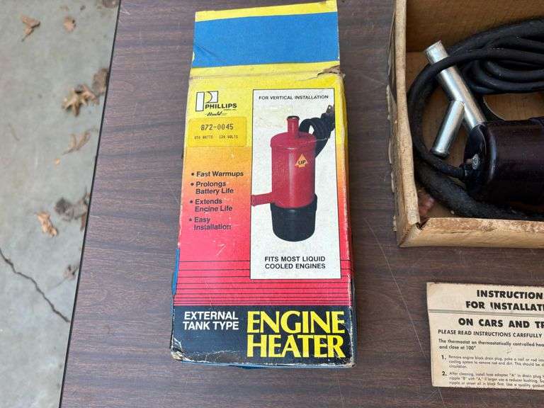 (2) Engine Heaters - Lee Real Estate & Auction Service