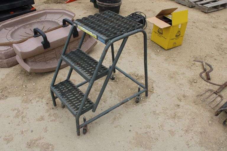 Steel rolling shop steps - Lee Real Estate & Auction Service