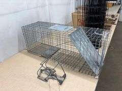 Live Trap, (3) Small Traps, Roll of Wire - Lee Real Estate & Auction ...